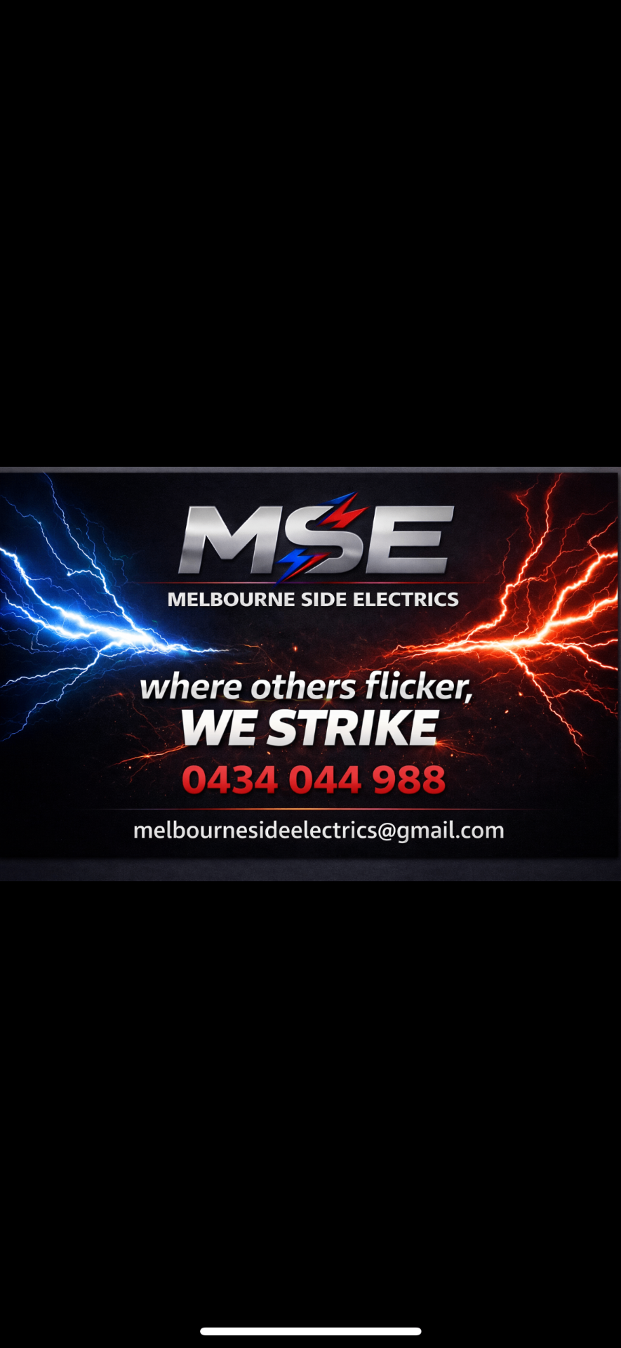 Melbourne Side Electrics | Licensed Electrician Melbourne | 0434 044 988